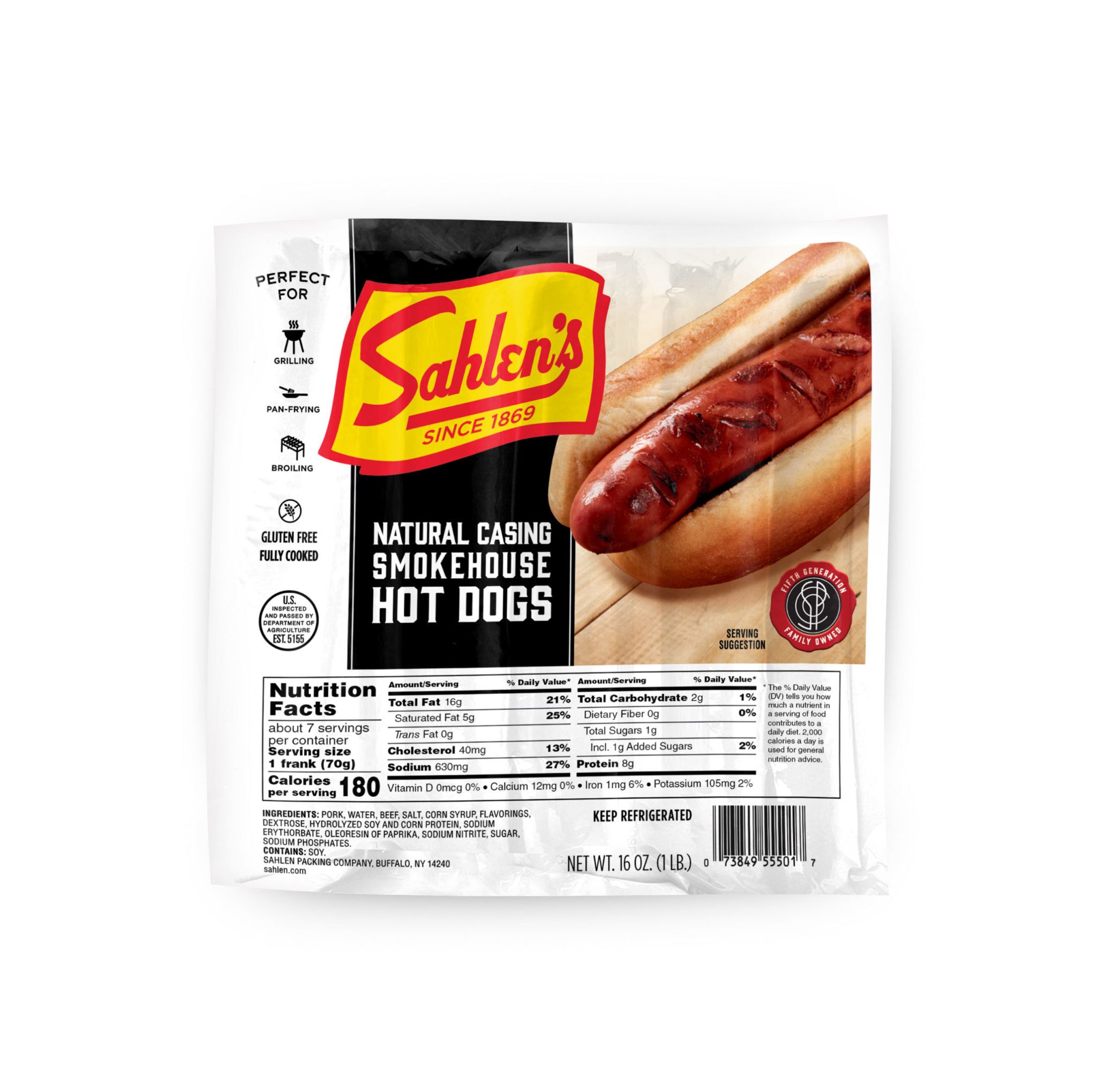 Sahlen's - Premium Smokehouse Hot Dogs
